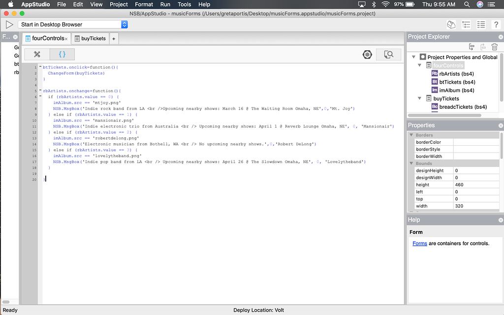 Run time image not showing - AppStudio