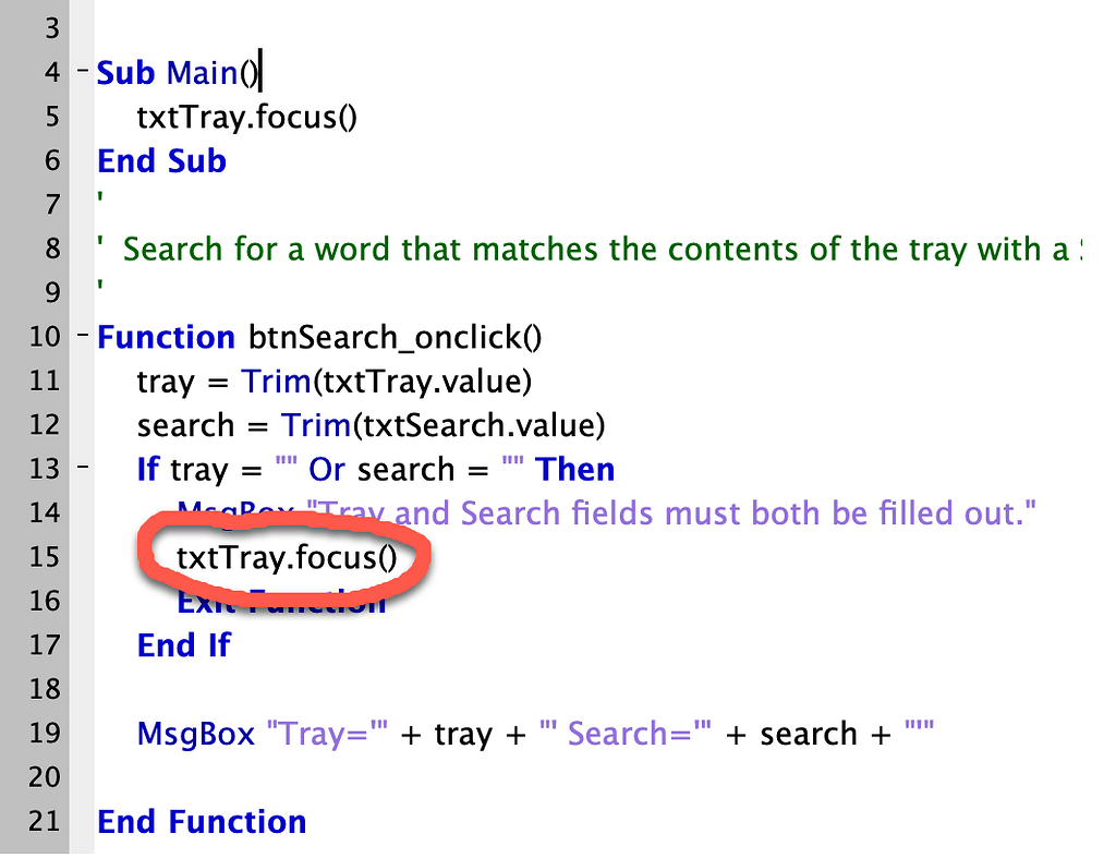 MsgBox steals focus (bug?) - AppStudio
