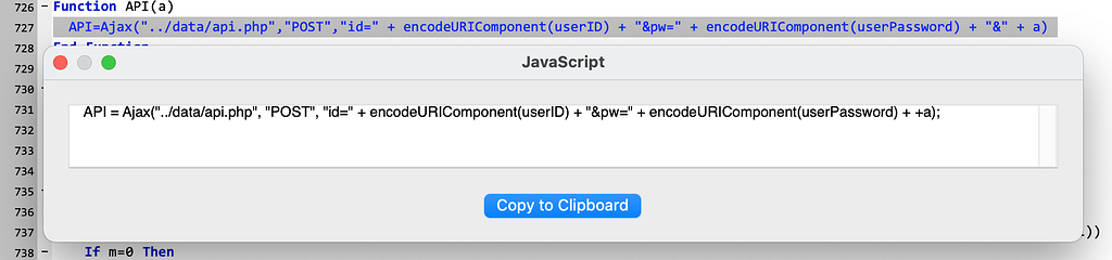 Bug in Javascript conversion - AppStudio Bug in Javascript conversion - AppStudio