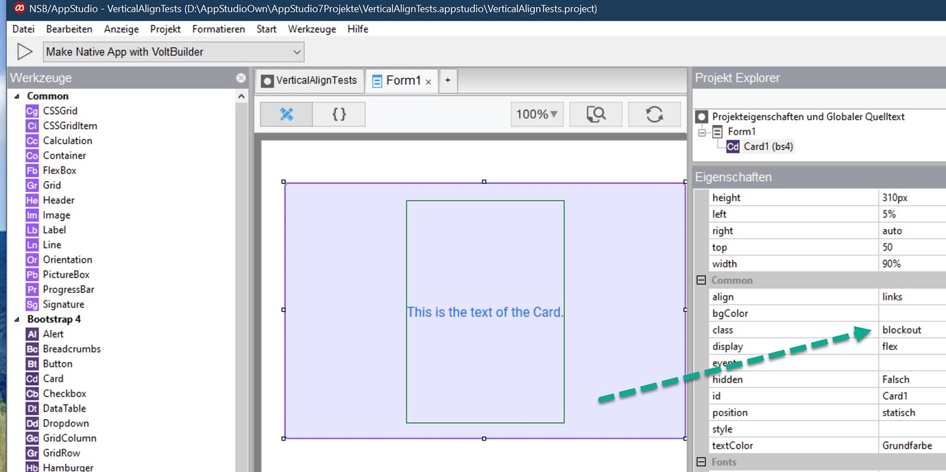 Vertical Alignment in Textarea - AppStudio